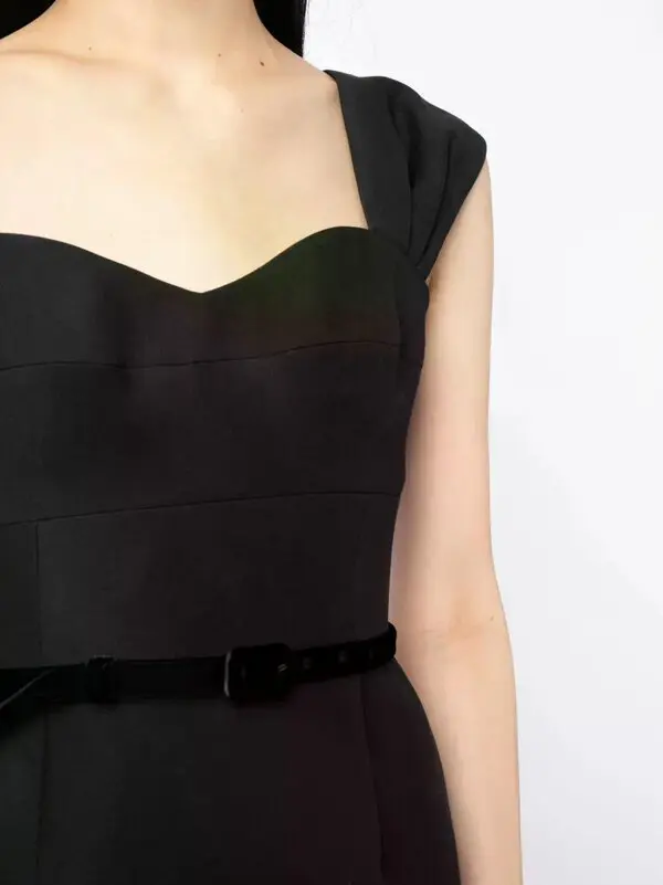 Prada Belted Wool-blend Dress