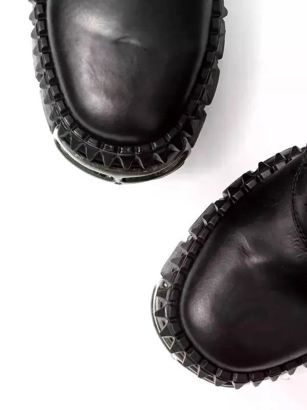 NEW ROCK 80mm Buckle Platform Boots