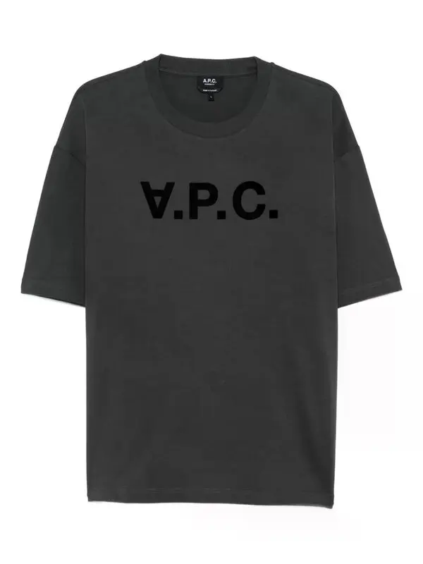 A.p.c. Logo Detail T-shirt - Grey