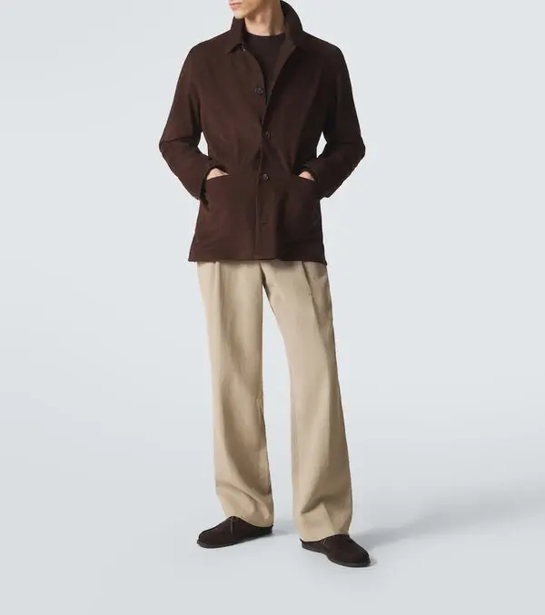 SAMAN AMEL Suede Jacket