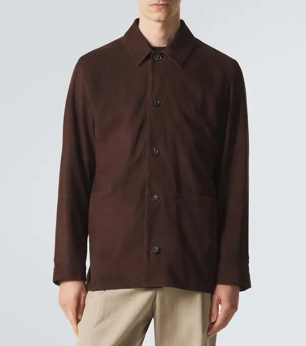 SAMAN AMEL Suede Jacket