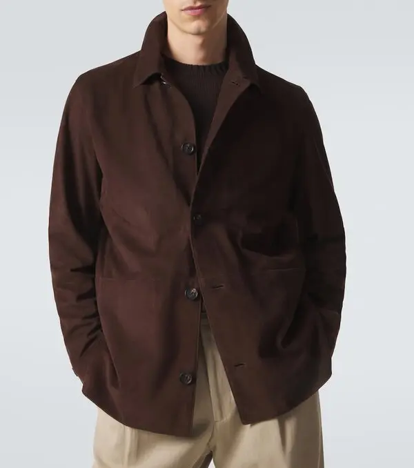 SAMAN AMEL Suede Jacket