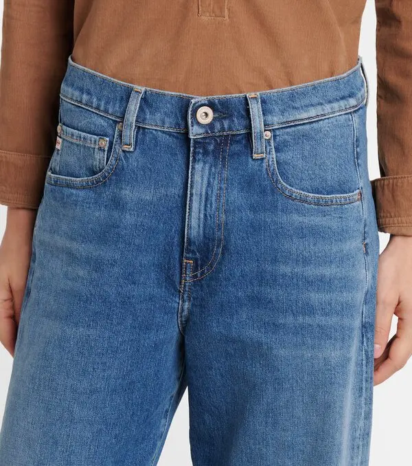 Ag Hattie High-rise Barrel-leg Jeans