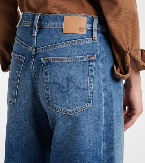 Ag Hattie High-rise Barrel-leg Jeans