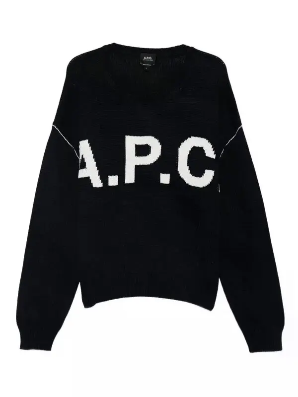 A.p.c. Logo-lettering Sweater
