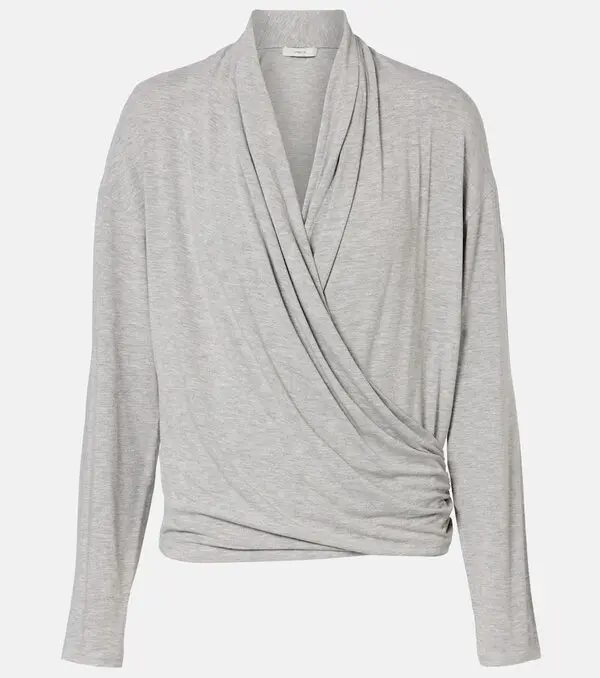 Vince Draped Jersey Top