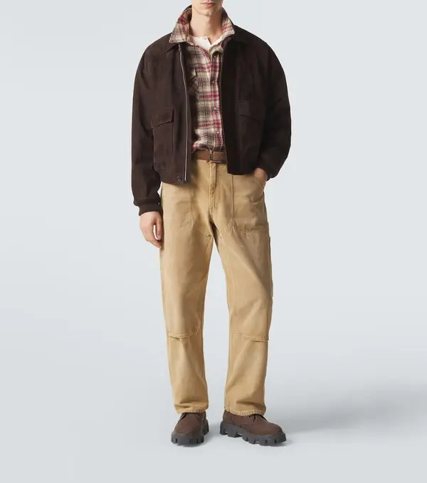 GOD'S TRUE CASHMERE Balance Cashmere Shirt With Emerald - Brown