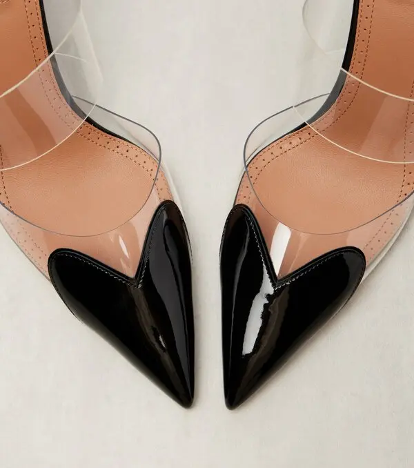Alaïa Le Coeur Wedge Mules - Black
