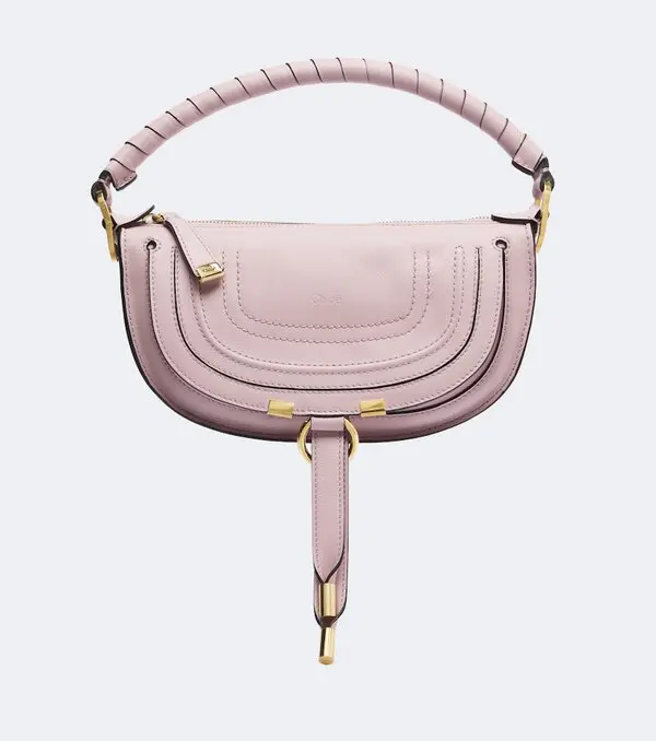Chloé Marcie Small Shoulder Bag - Pink