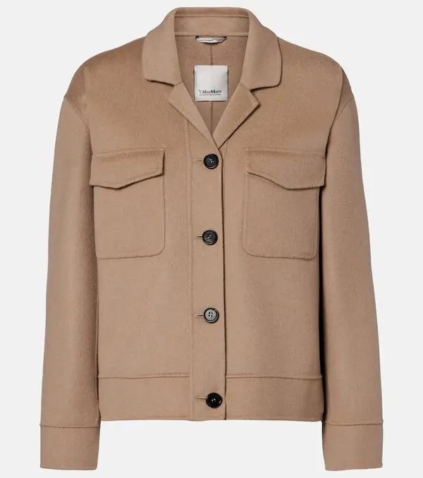 Max Mara Simona Virgin Wool Jacket - Beige