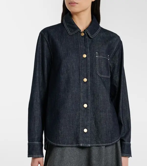 Max Mara Enfasi Denim Shirt - Blue