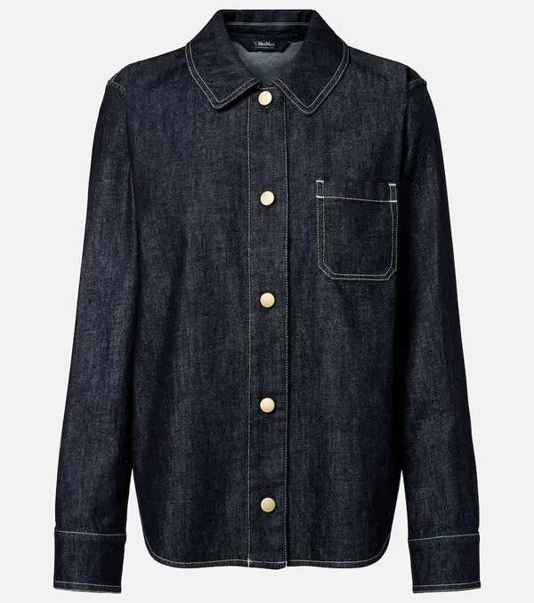 Max Mara Enfasi Denim Shirt - Blue