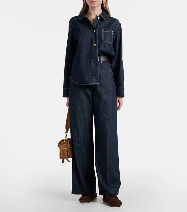 Max Mara Enfasi Denim Shirt - Blue