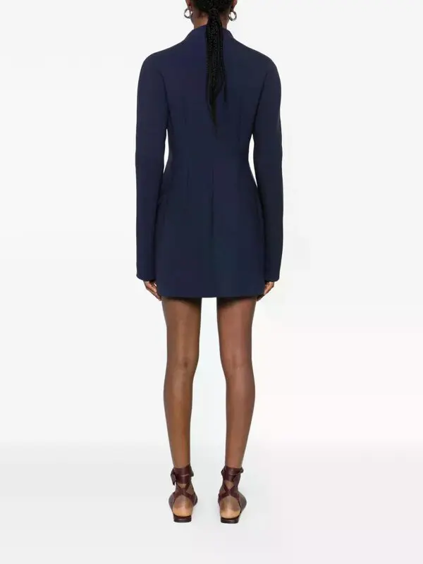 Sportmax Pockets High-neck Mini Dress