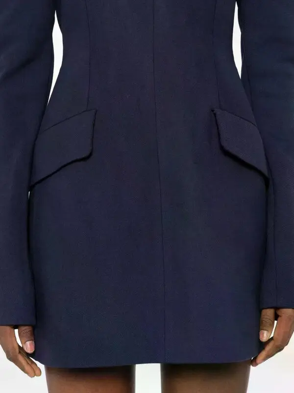 Sportmax Pockets High-neck Mini Dress