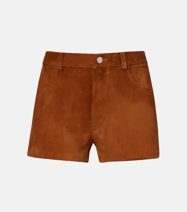 Stouls Roxie Suede Shorts - Brown