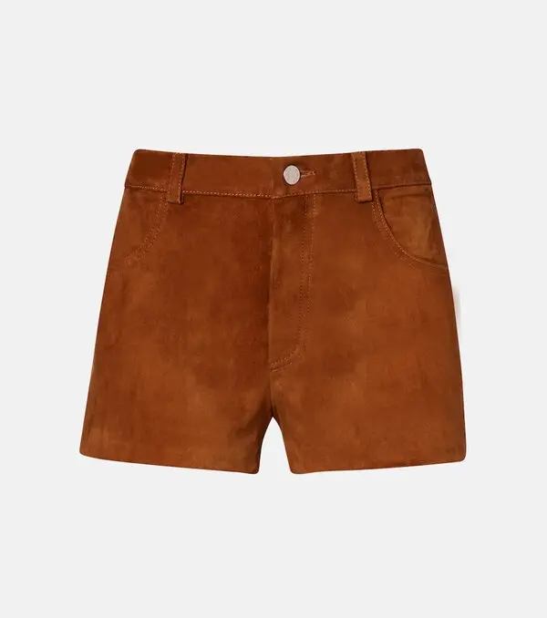 Stouls Roxie Suede Shorts - Brown