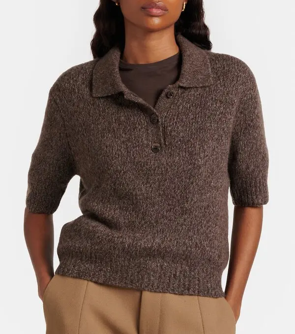 LISA YANG Masy Cashmere And Silk Sweater - Brown