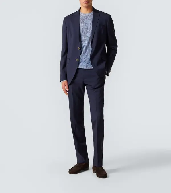 Etro Wool Slim Pants