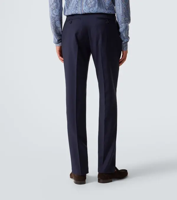 Etro Wool Slim Pants