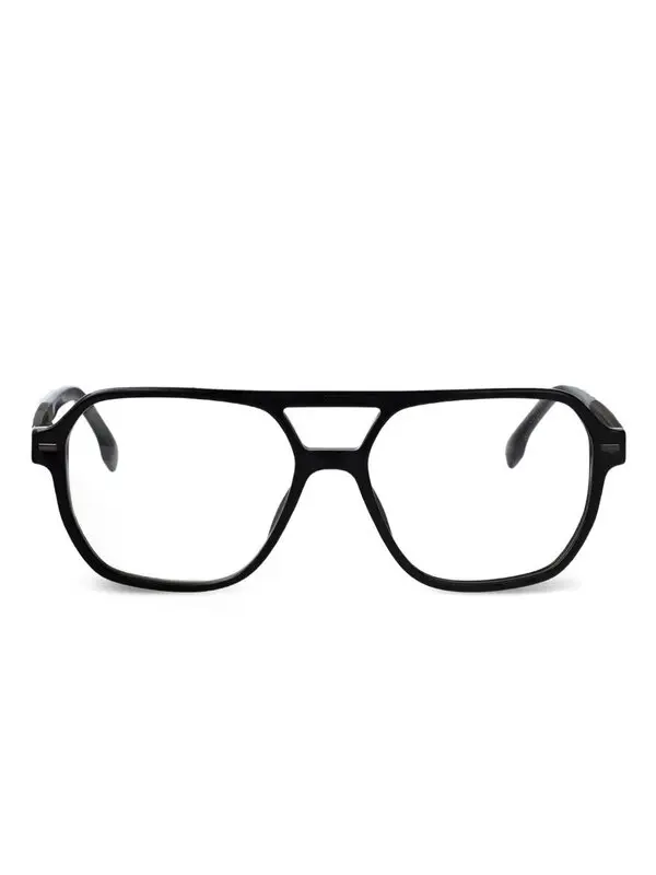 BOSS Pilot Frame Eyeglasses - Black