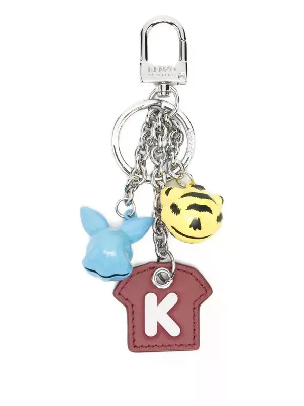 Kenzo Tiger Rabbit Charm Keyring