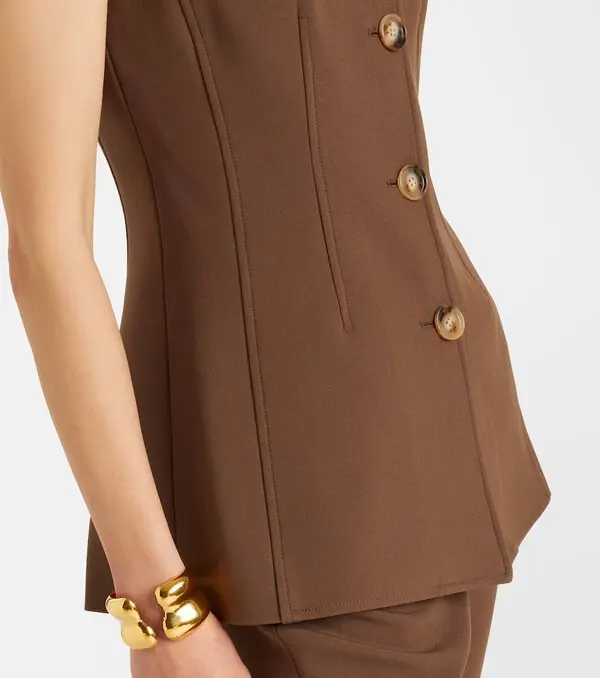 Veronica Beard Jessup Vest - Brown