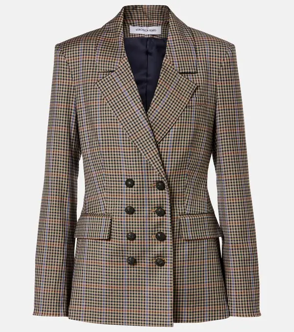 Veronica Beard Claude Checked Blazer - Multicoloured