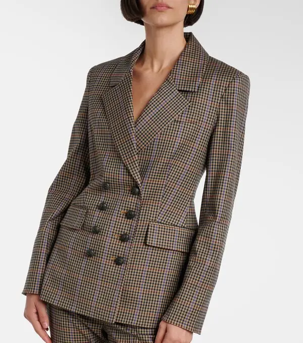 Veronica Beard Claude Checked Blazer