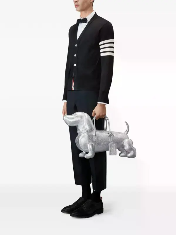 Thom Browne Hector Leather Tote Bag