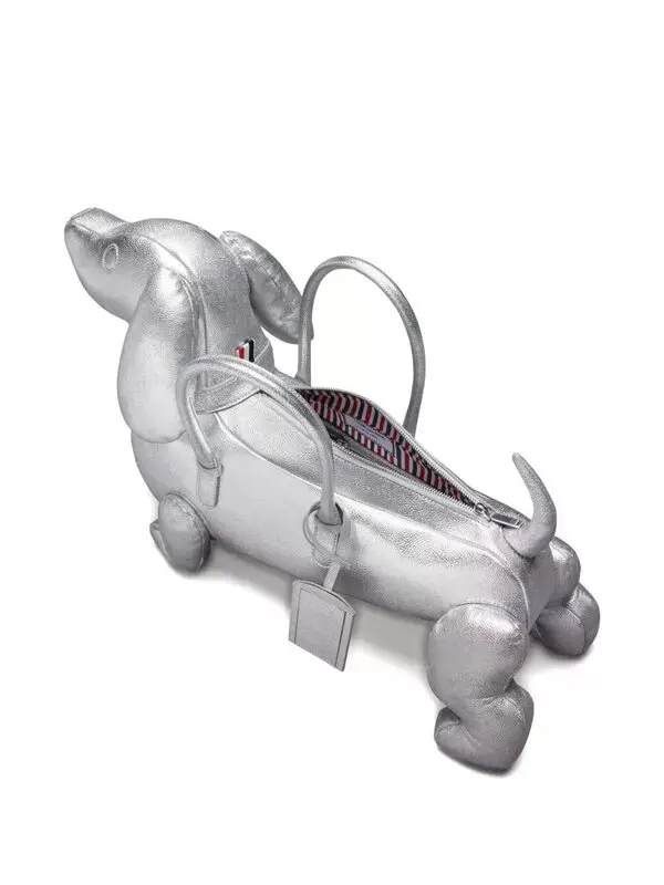 Thom Browne Hector Leather Tote Bag