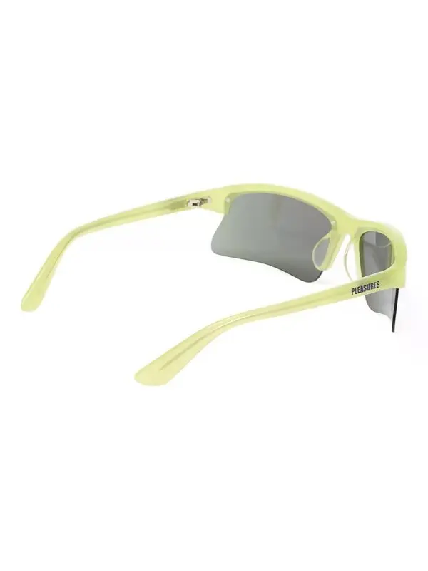 PLEASURES X Boiler Room Active Sunglasses - Green