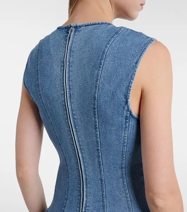 Simkhai Bowen Denim Maxi Dress