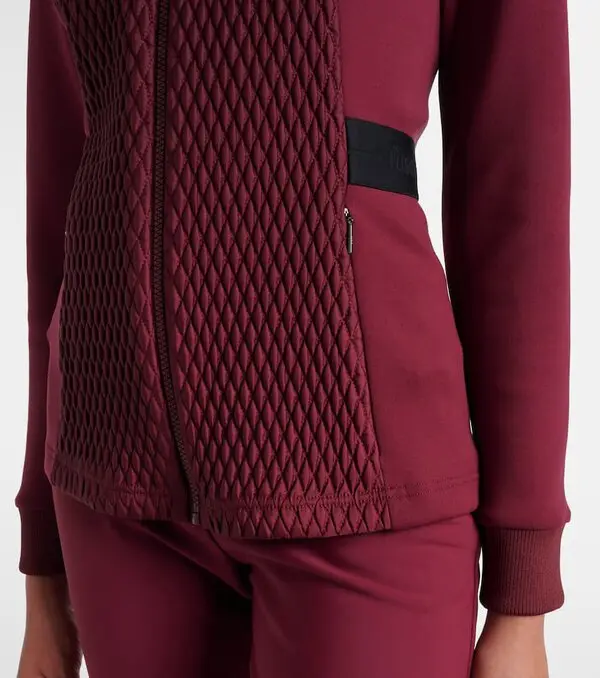 Fusalp Meryl Quilted Technical Jacket - Burgundy
