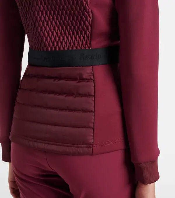 Fusalp Meryl Quilted Technical Jacket - Burgundy