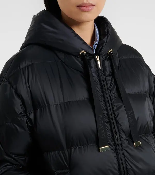 Max Mara Cube Line Quilted Down Jacket - Black