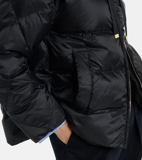 Max Mara Cube Line Quilted Down Jacket - Black