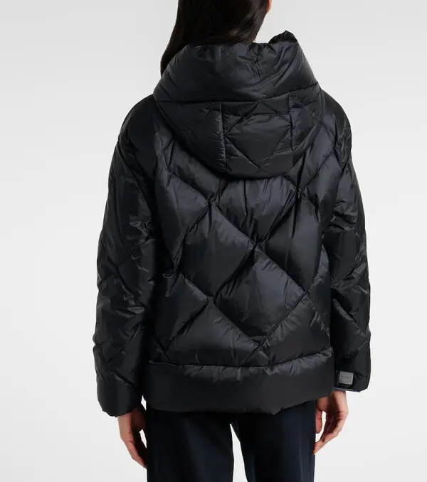 Max Mara Cube Line Quilted Down Jacket - Black