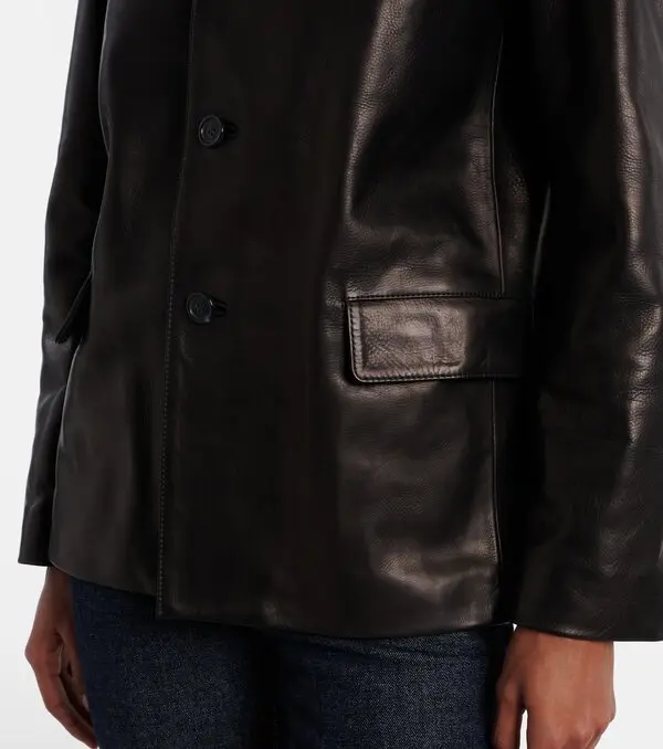 NILI LOTAN Tristan Leather Jacket