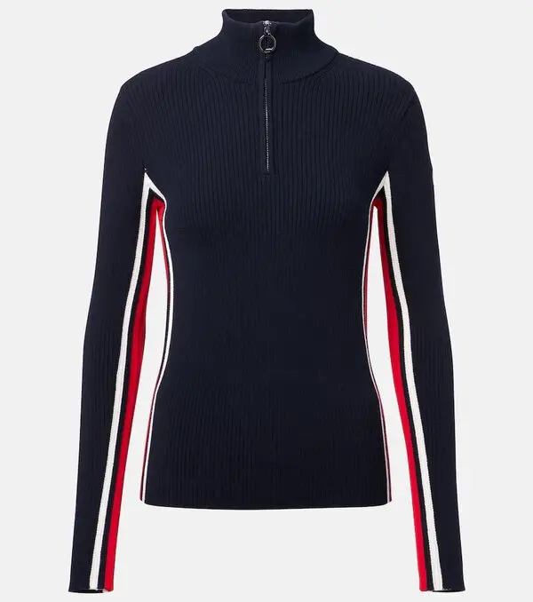 Fusalp Deltanao Ribbed-knit Ski Top - Blue