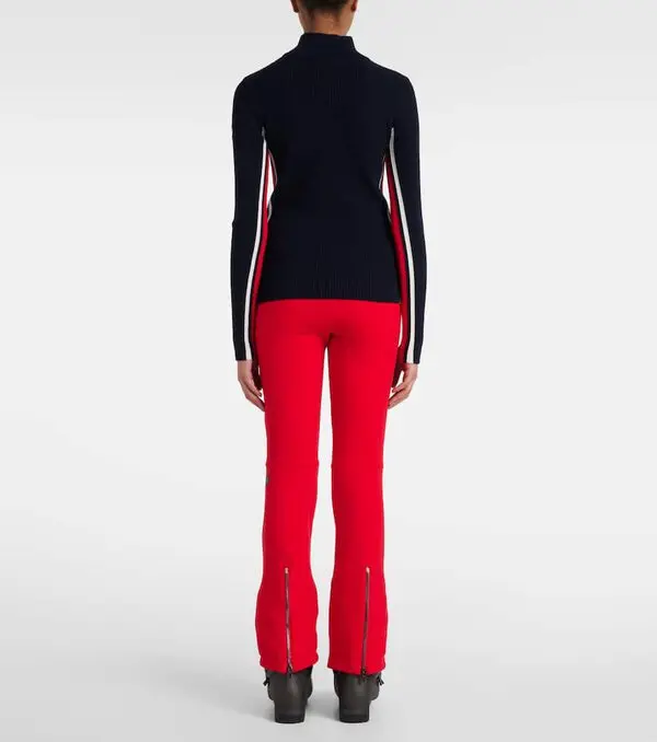 Fusalp Deltanao Ribbed-knit Ski Top - Blue