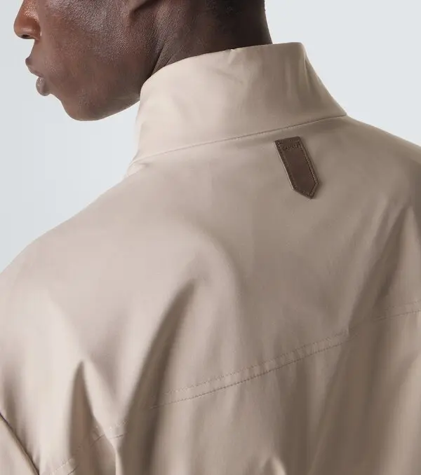 Canali Nuvola Reversible Blouson Jacket - Beige