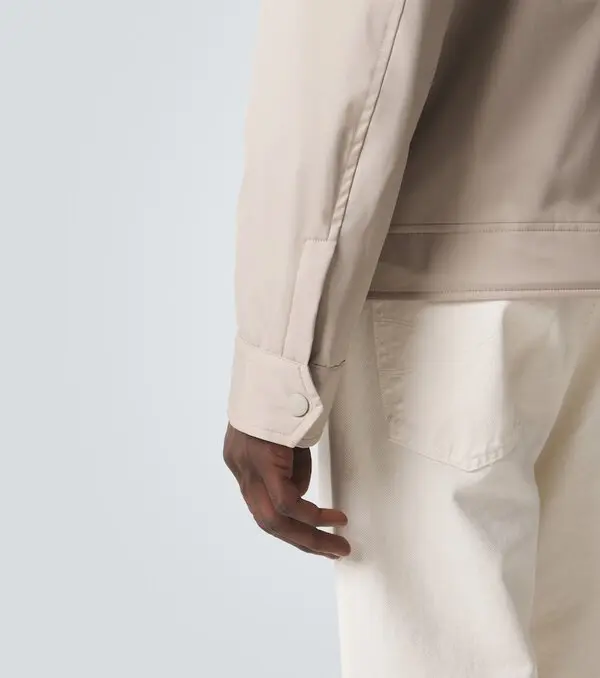 Canali Nuvola Reversible Blouson Jacket - Beige