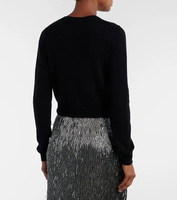 Erdem Embellished Cardigan - Black