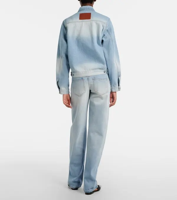 Victoria Beckham Faded Denim Jacket