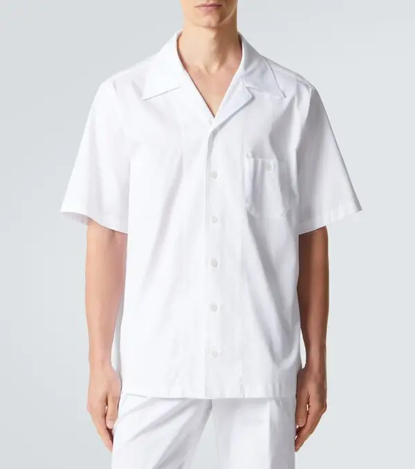 Dolce & Gabbana Cotton Bowling Shirt - White