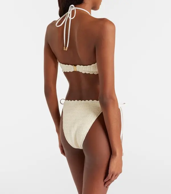 Zimmermann Awaken Crochet Bikini - White