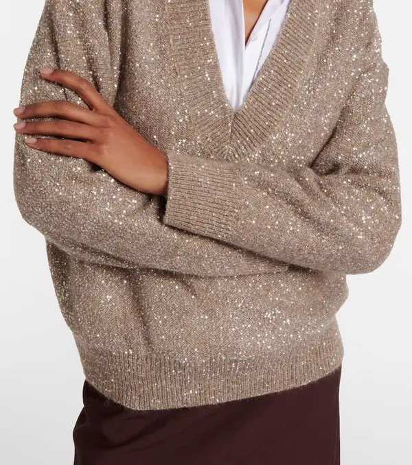 Brunello Cucinelli Sequined Sweater