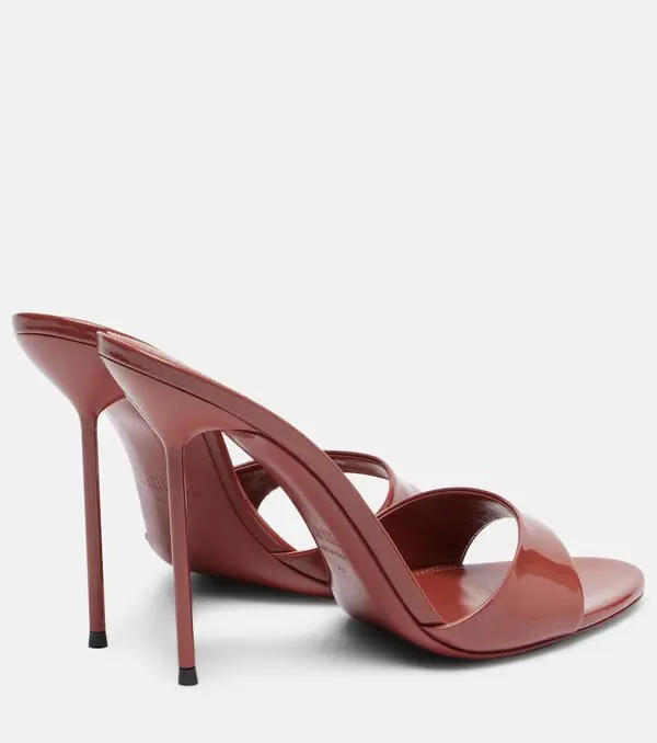 Paris Texas Lidia 105 Leather Mules - Brown