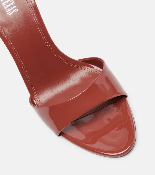 Paris Texas Lidia 105 Leather Mules - Brown